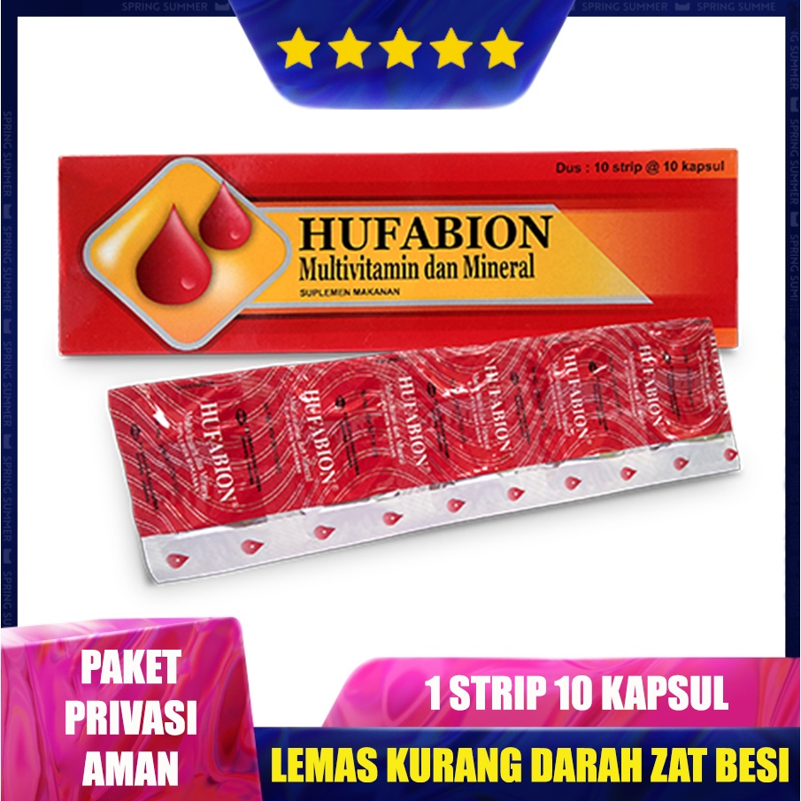 Jual Hufabion Obat Suplemen Vitamin Anemia yang Disebabkan Karena ...