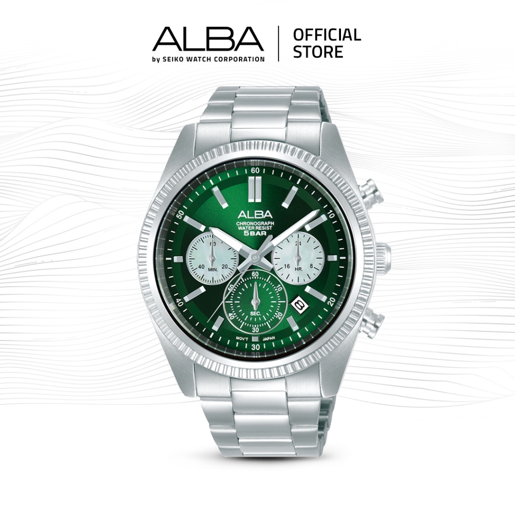 Jual Alba Active Jam Tangan Pria AT3K17 / AT3K17X1 Quartz Chronograph ...