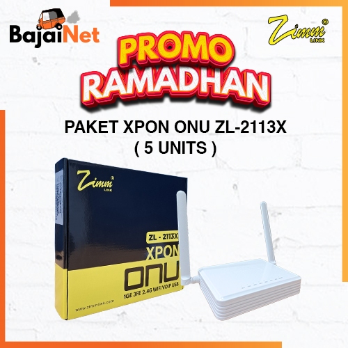 Jual ZIMMLINK XPON ONU ZL-2113X Support EPON & GPON ONT 1GE 3FE 2,4G ...