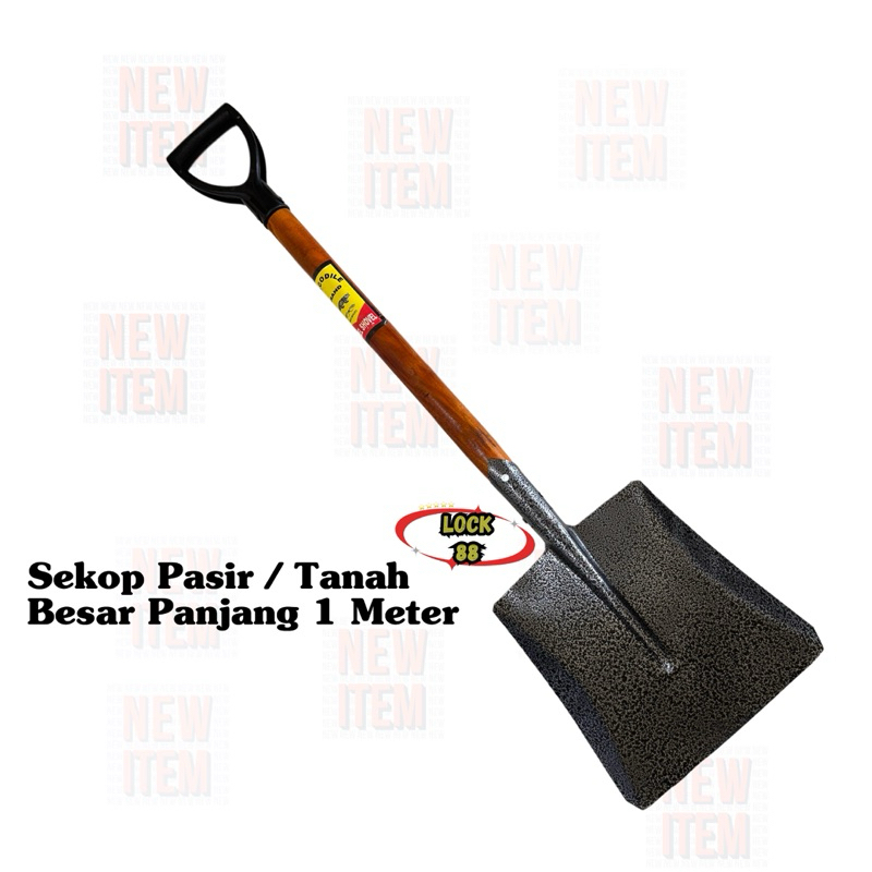 Jual sekop hamertun gagang kayu sekop besar gagang 1 meter sekop pasir ...