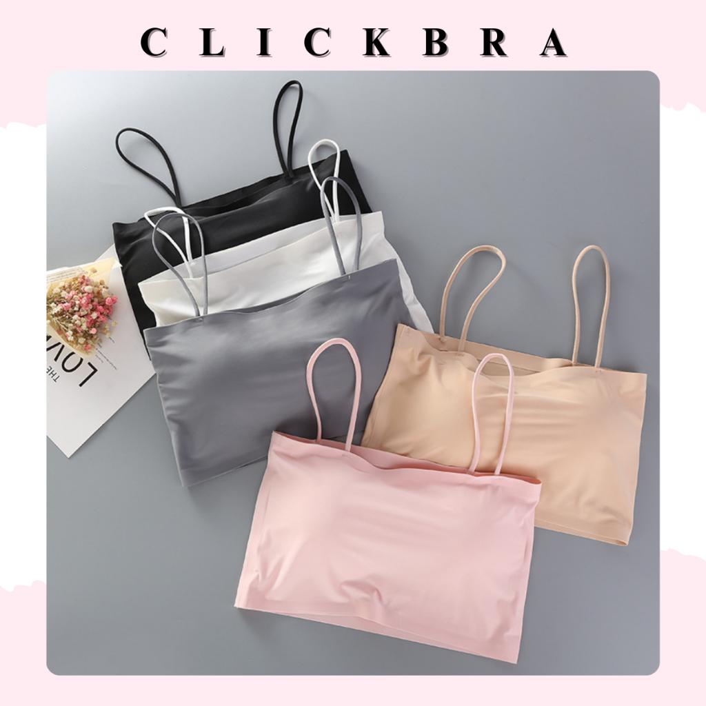 Jual CLICKBRA | BR734 BH Bra Wanita Model Seamless Bahan Ice Silk BH ...