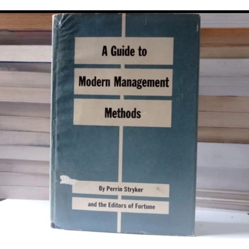 Jual A GUIDE TO MODERN MANAGEMENT METHODS - PERRIN STRYKER | Shopee ...