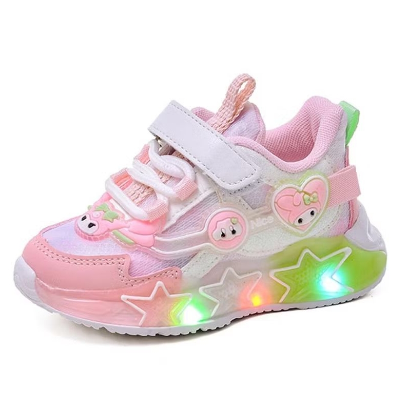 Jual Juragan Junior [COD] Sepatu MY MELODY TINKE Sepatu LED Anak ...