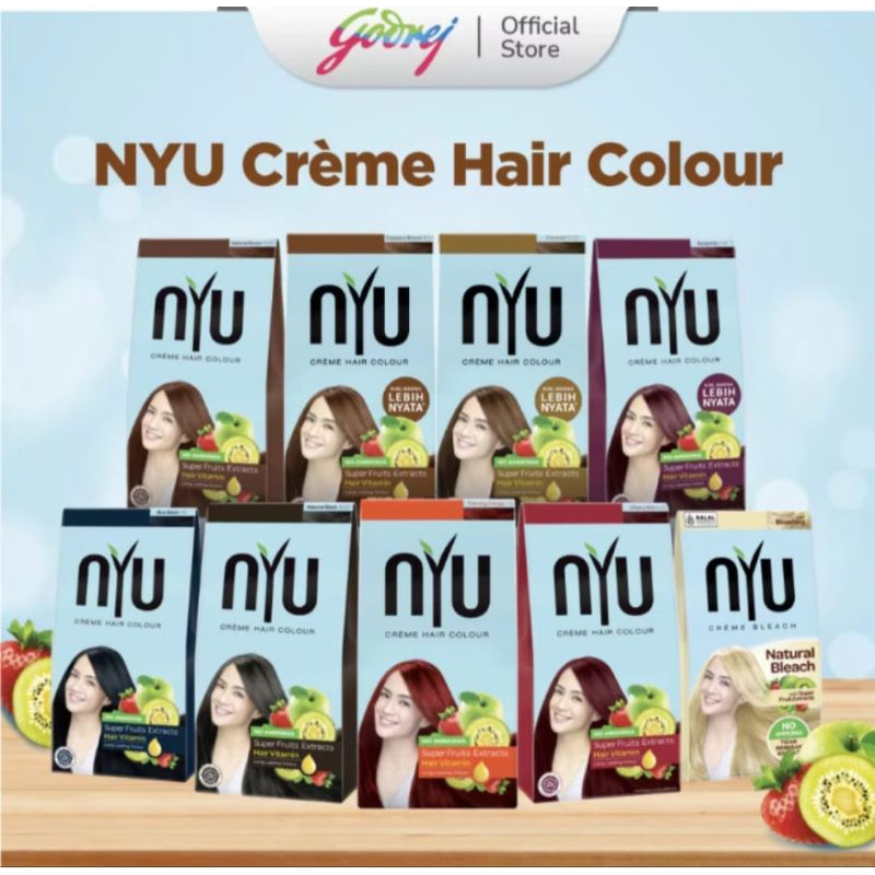 Jual NYU Creme Hair Colour - Pewarna Rambut / Semir Rambut | Shopee ...