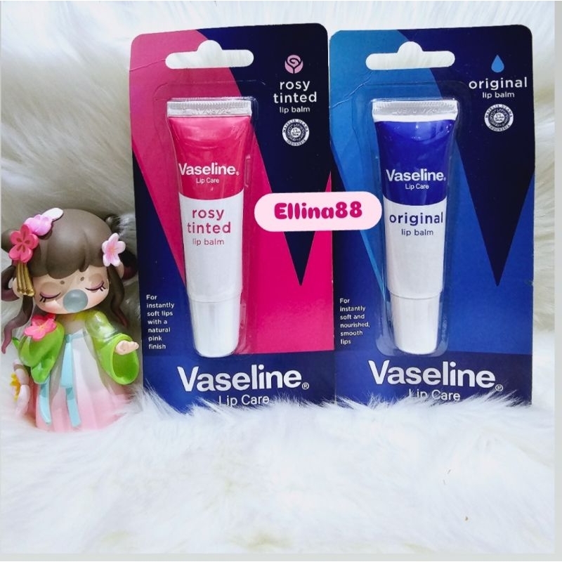 Jual vaseline lip care pelembab dan pencerah bibir 10gr | Shopee Indonesia