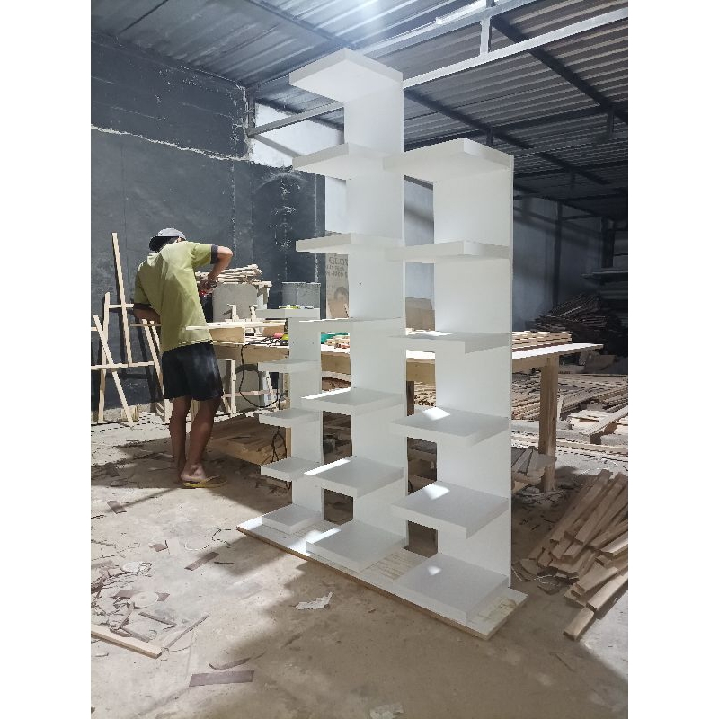 Jual CUSTOM RAK DINDING SUSUN MULTIFUNGSI(RAK TAS/SEPATU/KOSMETI/DLL ...