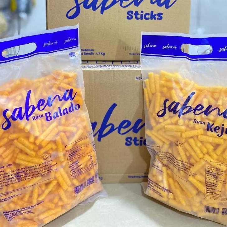 Jual Sabena Stik 1 Kardus isi 5 Aneka Rasa Balado/Keju | Shopee Indonesia