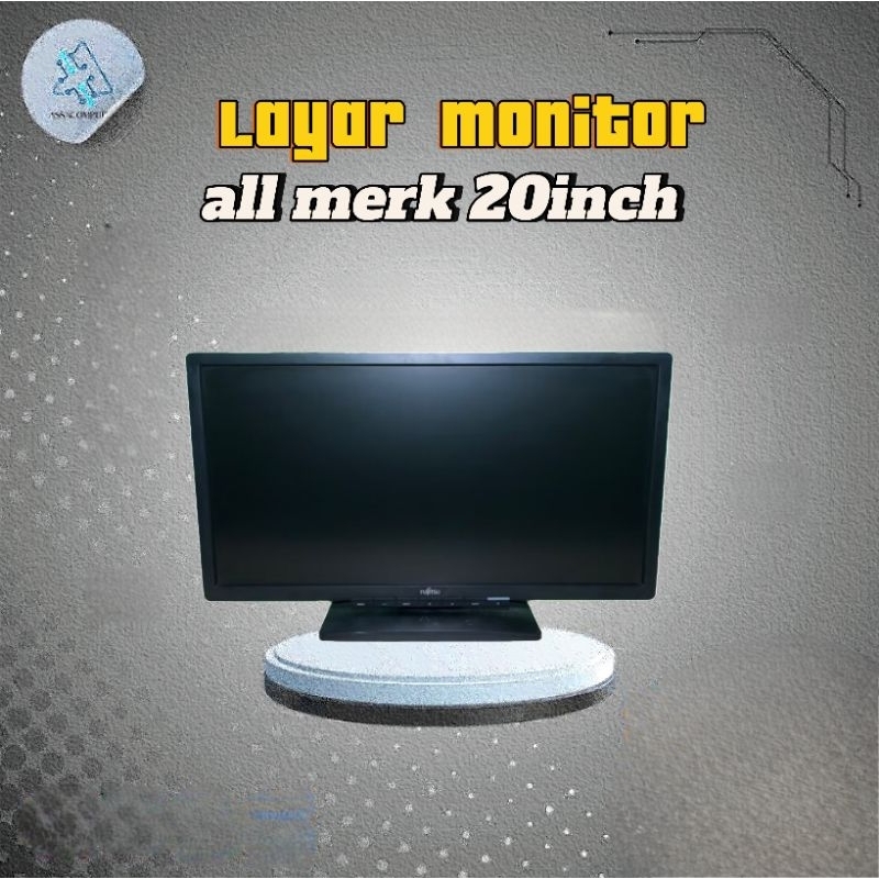 Jual Layar Monitor Komputer ALL MERK Ukuran 20 Inchi Wide Obral Harga ...