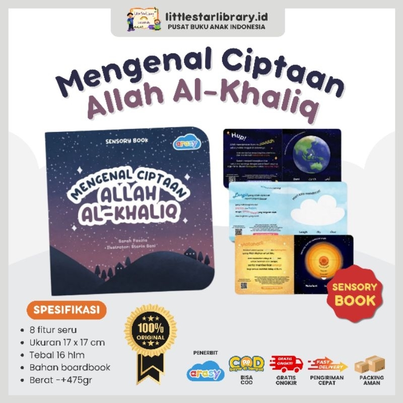 Jual bukuanaku.id x arasy - Sensory Book Mengenal Ciptaan Allah Al ...