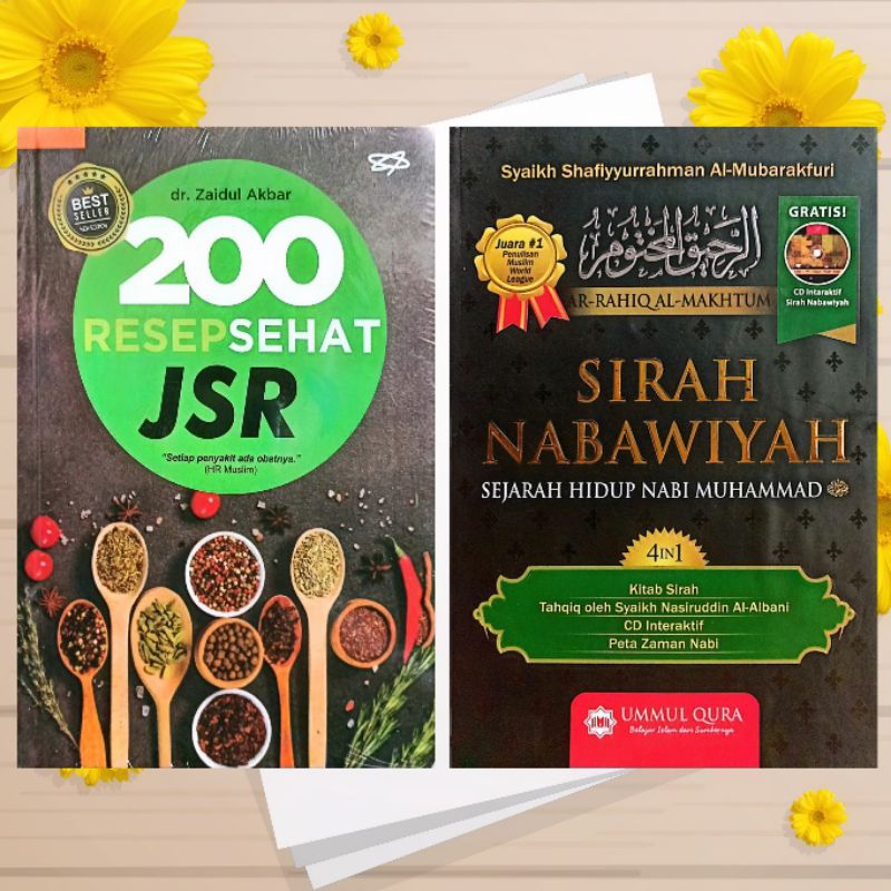 Jual PAKET 2 BUKU ISLAMI | BUKU 200 RESEP SEHAT JSR ( JURUS SEHAT RASULULLAH ) + KITAB SIRAH ...