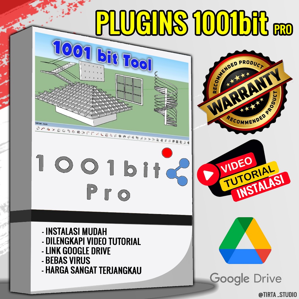 Jual Plugins 1001bit Pro Sketchup + Video Instalasi | Shopee Indonesia