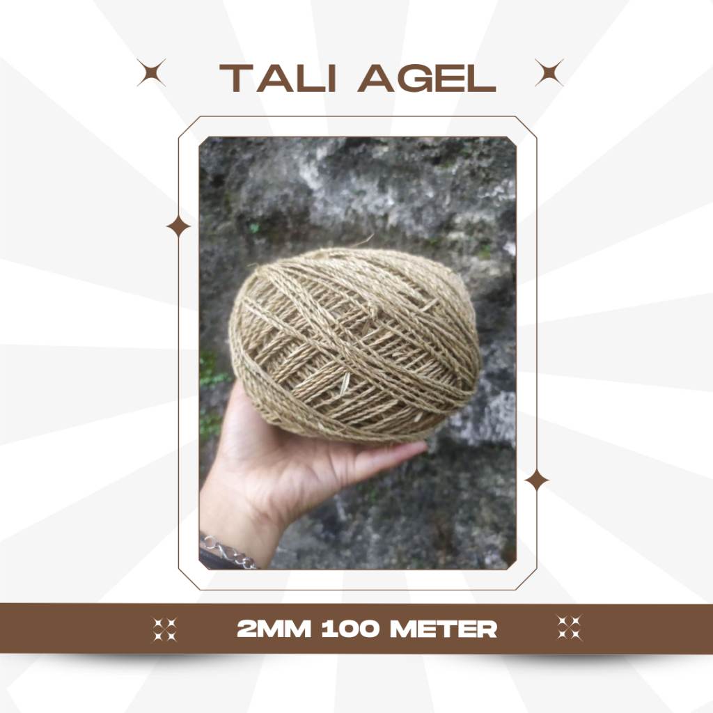 Jual Tali Agel 2mm panjang 100 meter tali ikat souvenir tali undangan ...