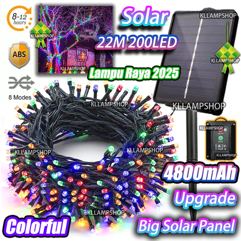 Jual Lampu Ramadhan 22m Lampu Solar Lampu Hias Kamar 22Meter Lampu led ...