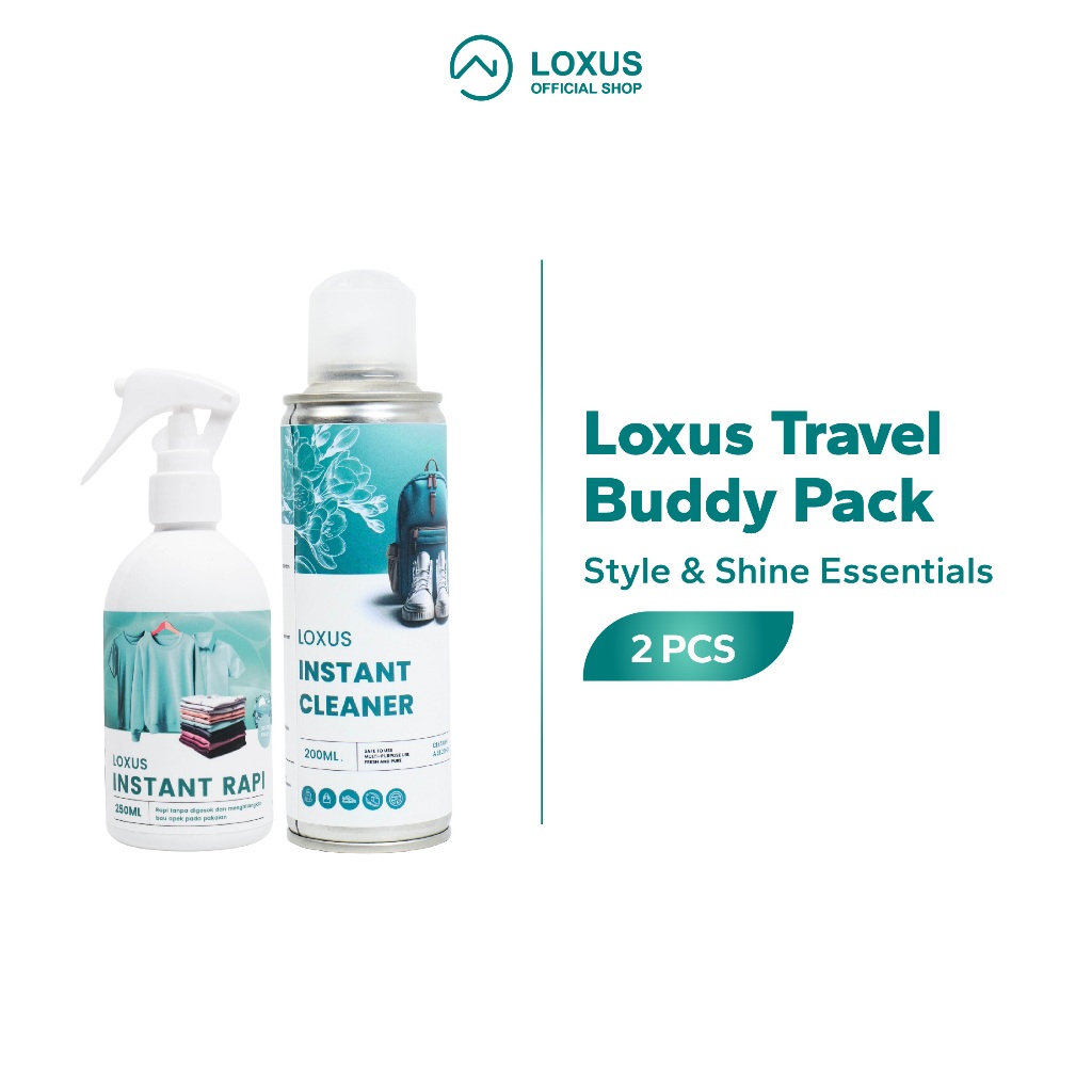 Jual Loxus Travel Buddy Pack - Loxus Instant Rapi dan Loxus Instant ...