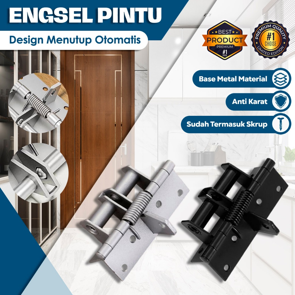 Jual Engsel Penutup Pintu Otomatis Spring Door Closer – Engsel Pintu ...