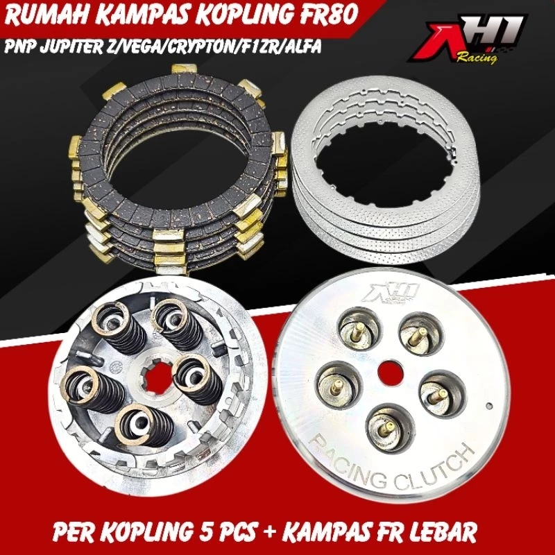 Jual Rumah Kampas Kopling FR 80 PNP Jupiter Z Vega R F1ZR Crypton Alfa Force 1 AH1 Kampas Lebih ...