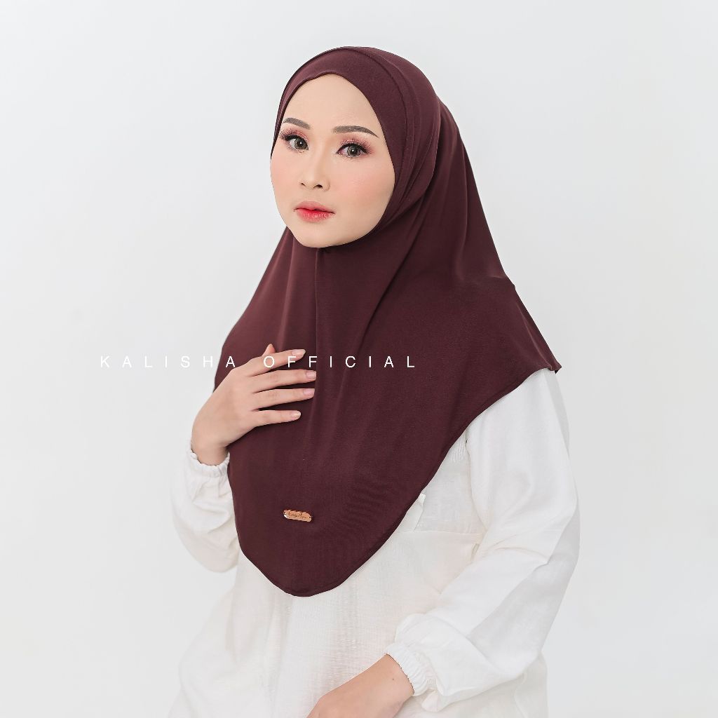 Jual KALISHA X MIMA Jilbab Instan Kaos Rayon Hijab Bergo Kaos Kerudung Bergo Rayon Vanya By ...