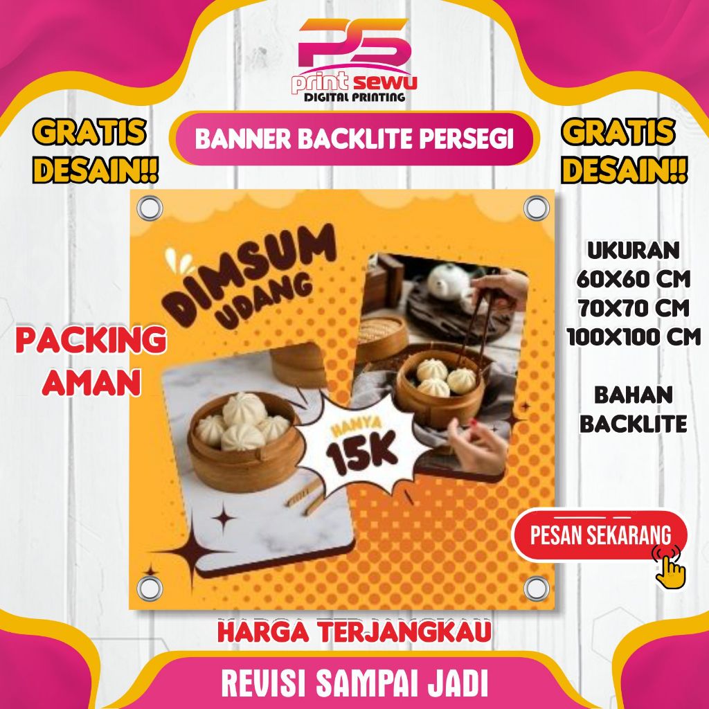 Jual CETAK BANNER BACKLITE 510 BAHAN BERKUALITAS | BEBAS CUSTOM | BISA ...