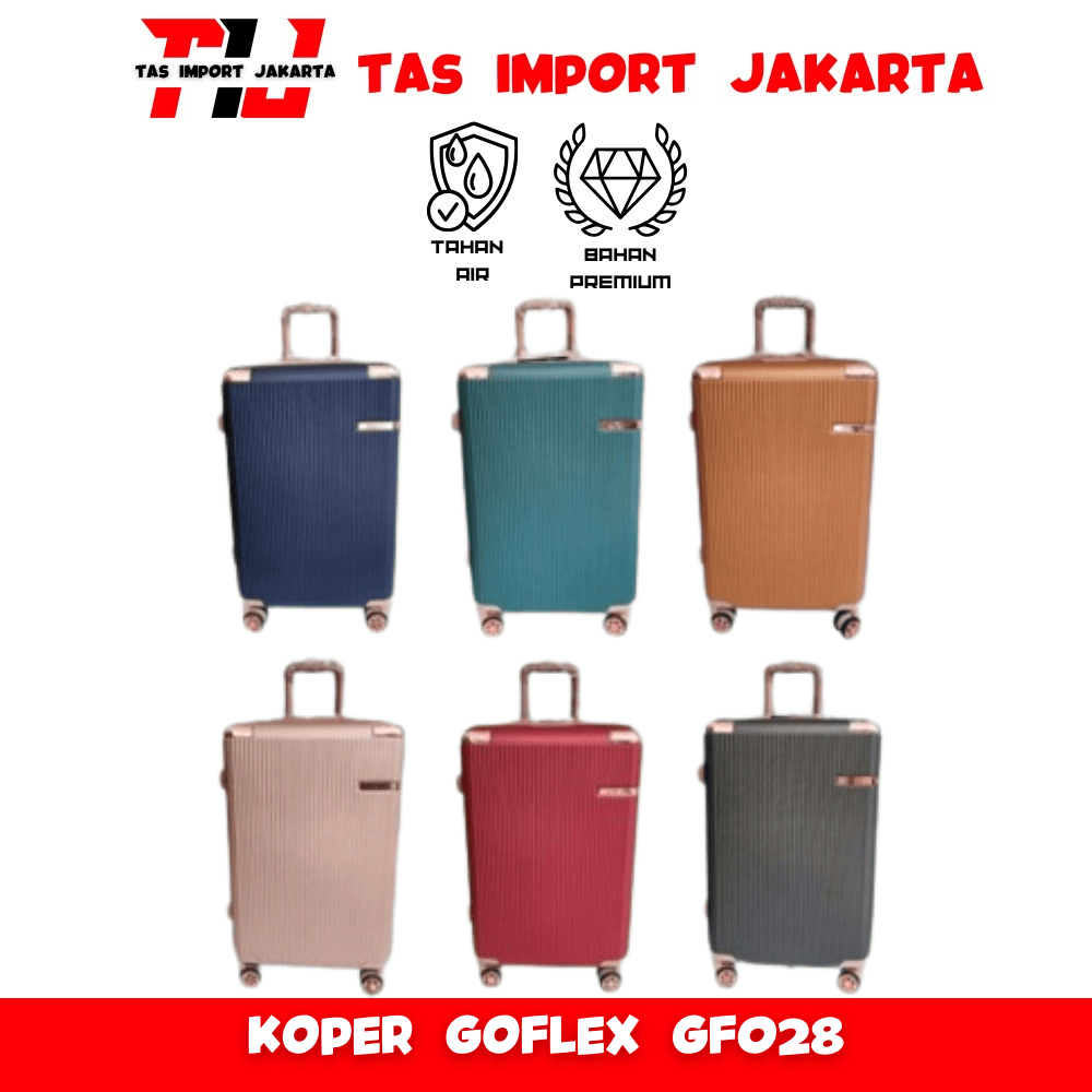 Jual Koper Goflex GF028 Fiber 20 Inch - 24 Inch sleting ORI, kabin size ...