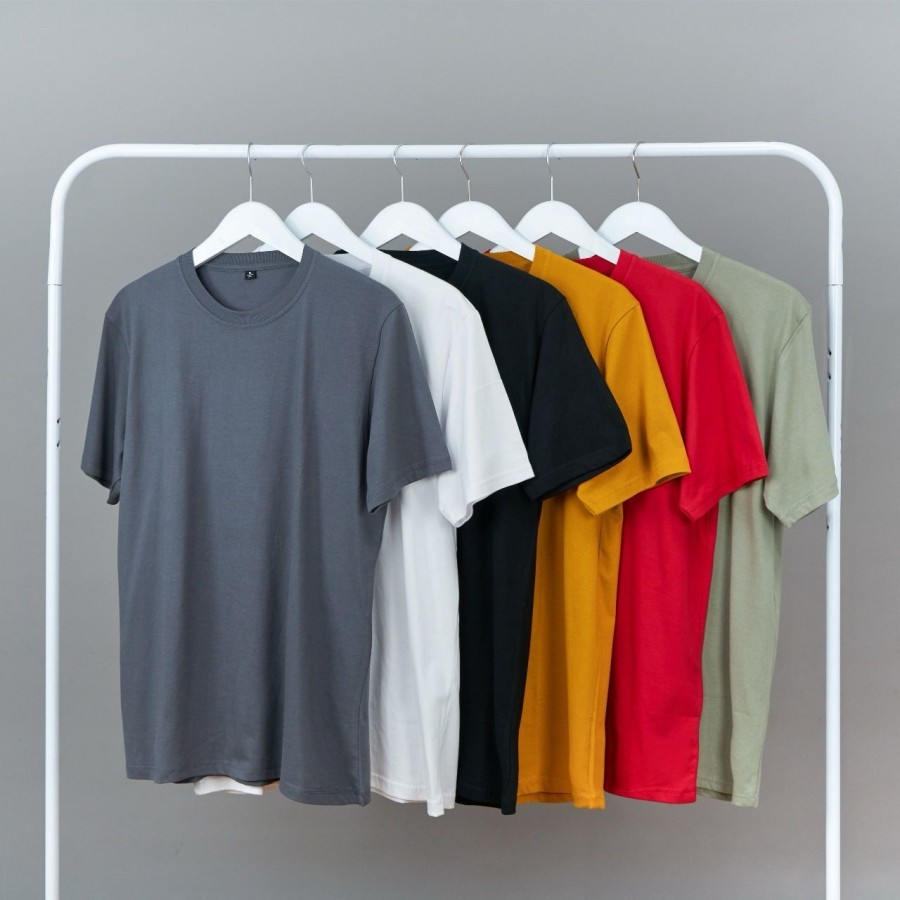 Jual Kaos Polos Katun Combed Premium Knitto Textile - Dewasa Lengan ...