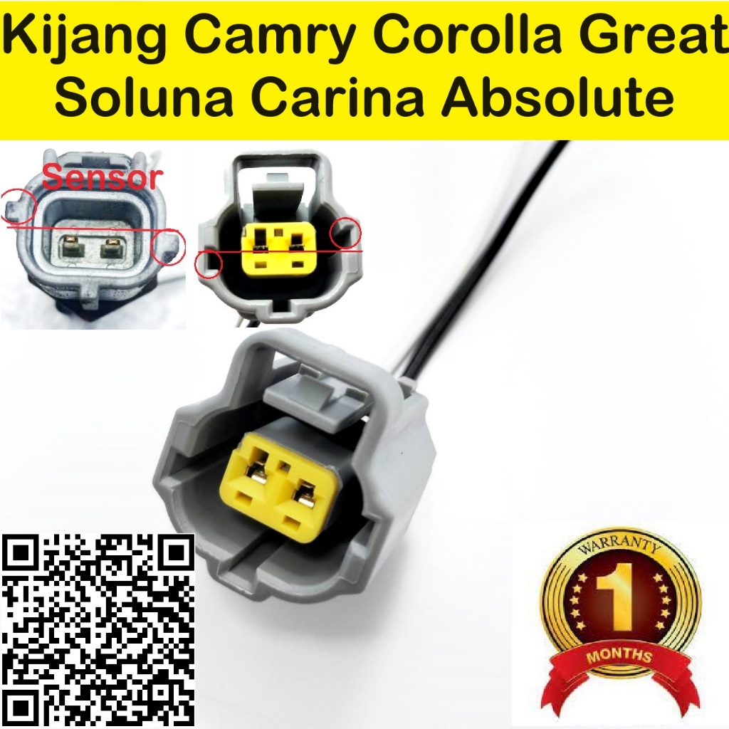 Jual Soket Socket Sensor ECT Toyota Kijang Camry Corolla Great Soluna ...