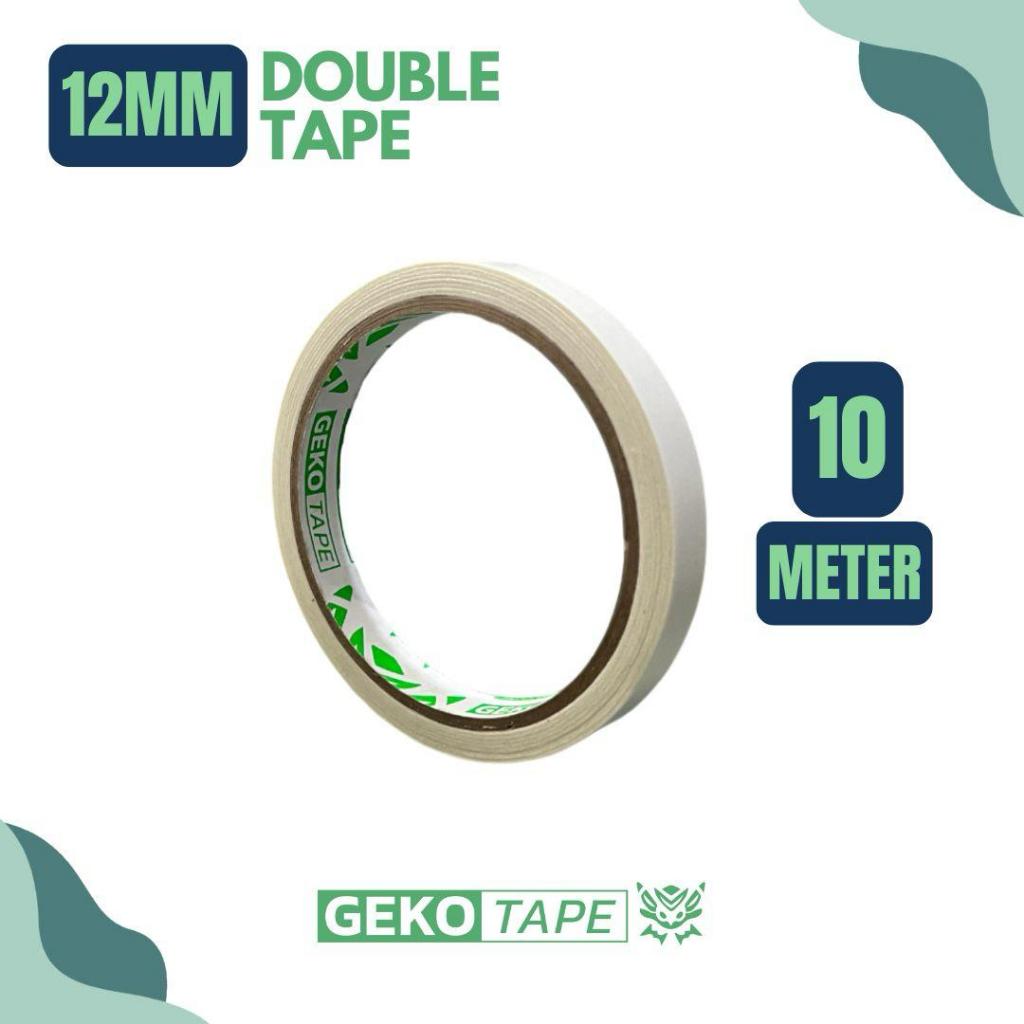 Jual Lakban OPP Tape / Double Tape GEKO TAPE 12MM X 10M (SATUAN ...