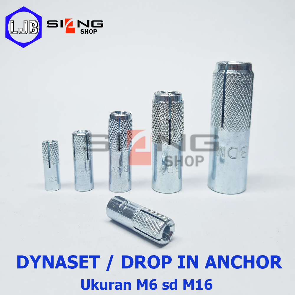 Jual Dynaset / Drop In Anchor M6 sd M12 | Shopee Indonesia
