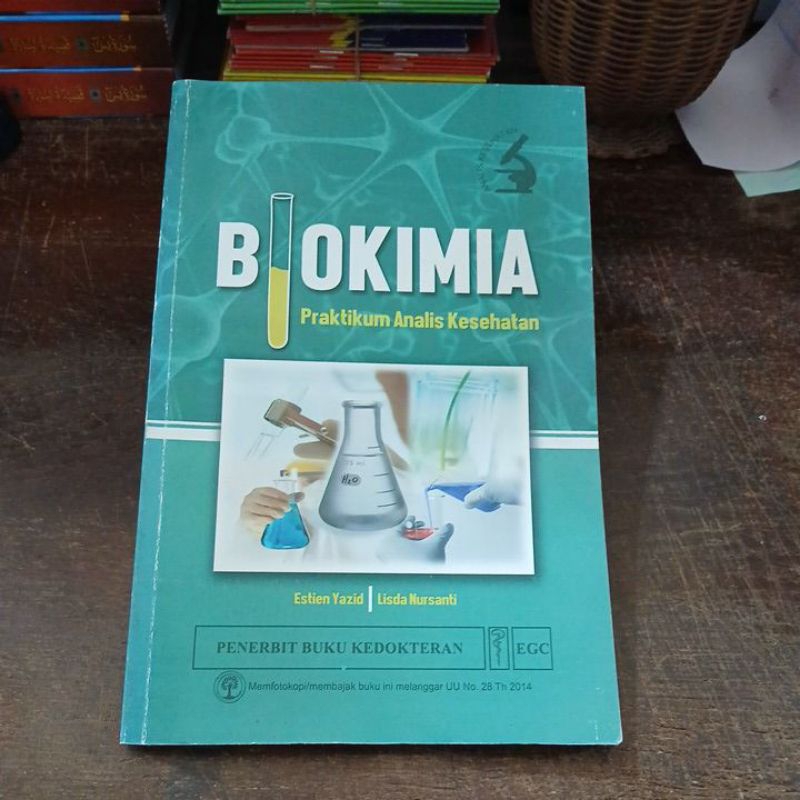 Jual Buku Terbaru Biokimia Praktikum Analis Kesehatan - EGC | Shopee Indonesia
