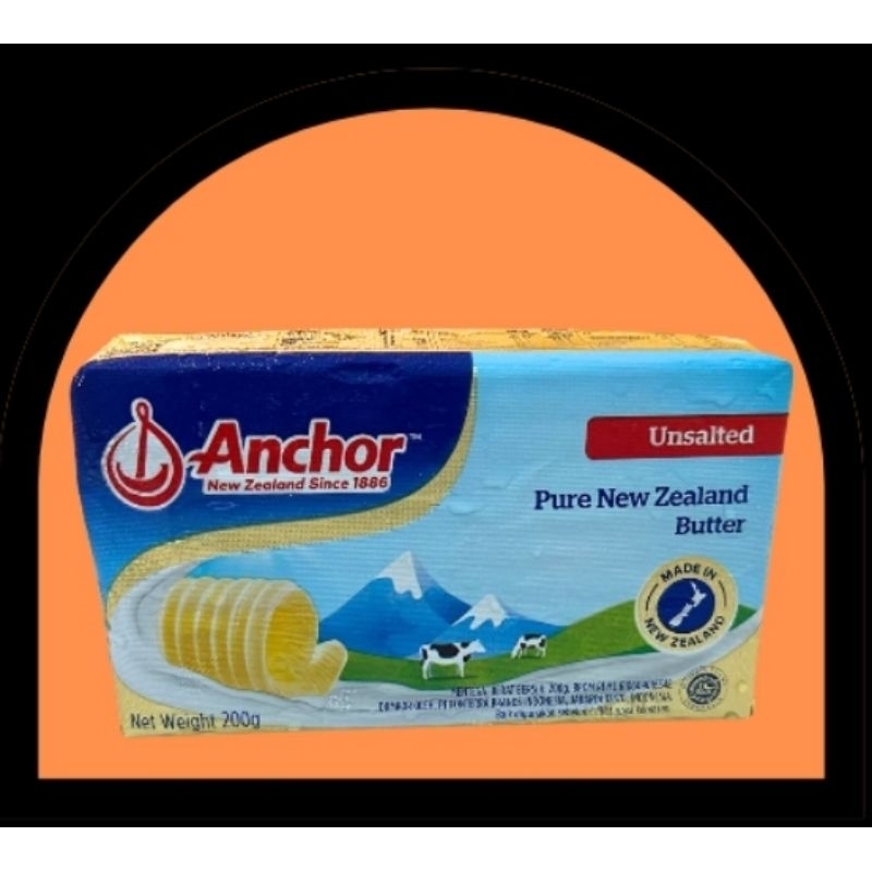 Jual Anchor Butter Pats Unsalted 200gr | Shopee Indonesia
