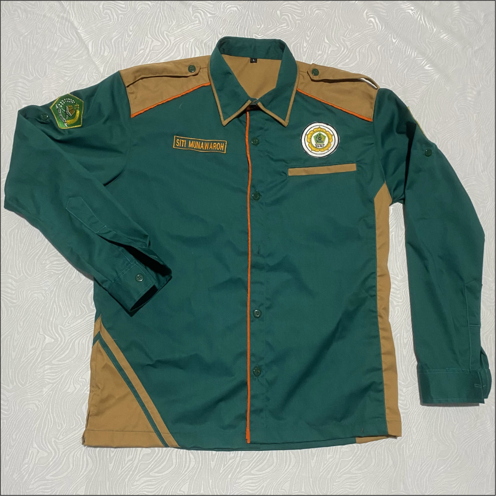 Jual KEMEJA PDL/PDH BORDIR CUSTOM / KEMEJA CUSTOM DESAIN / KEMEJA BORDIR | Shopee Indonesia