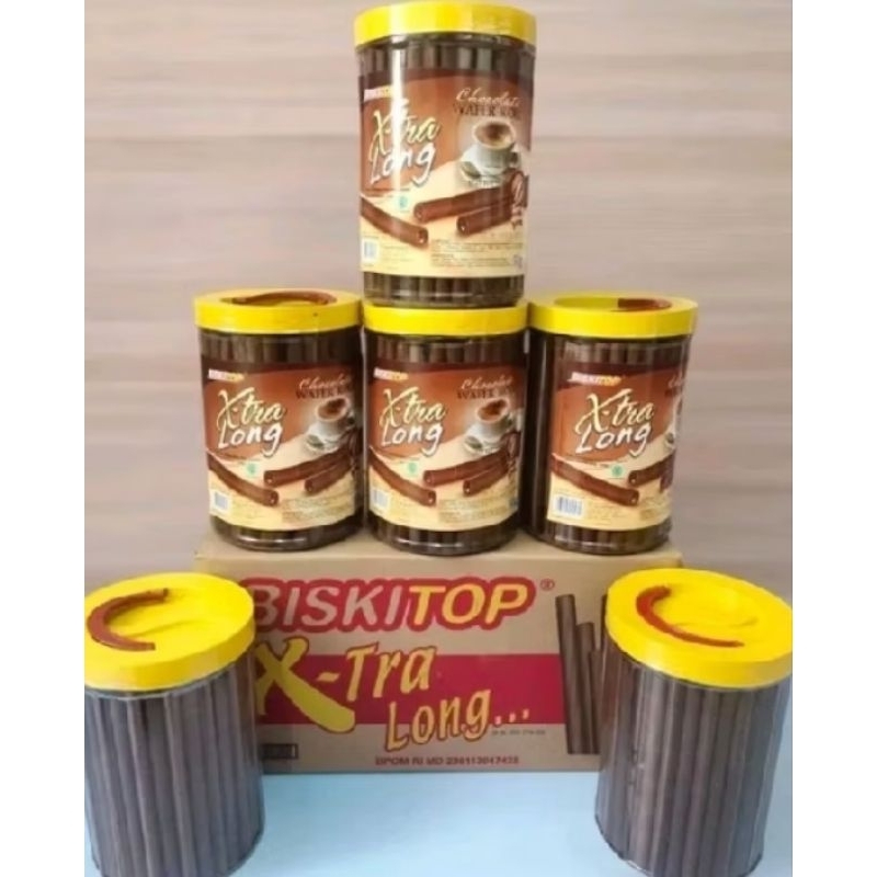 Jual BISKITOP - biskuit XTRA LONG wafer stick (2pcs) | Shopee Indonesia