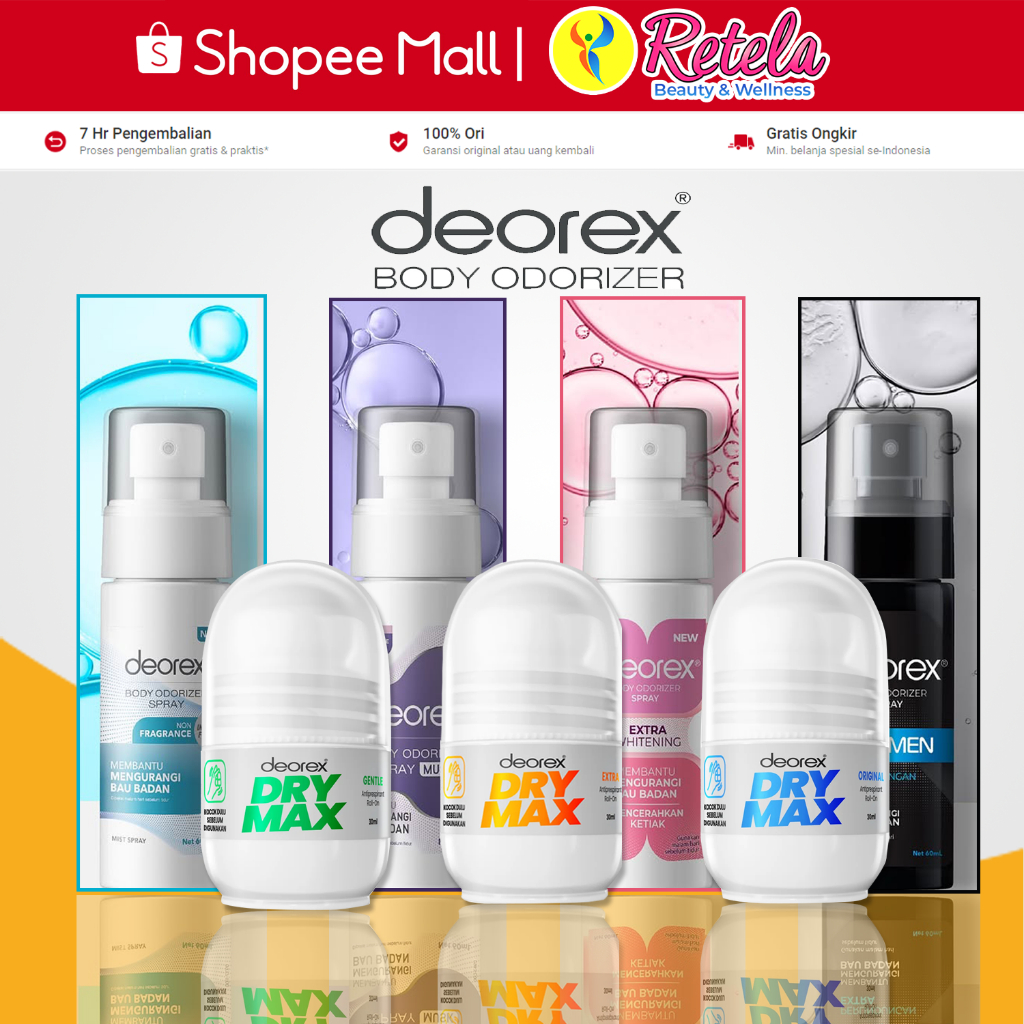 Jual Deorex DryMax Orginal/Gentle/Extra/Clinical AntiPerspirant ...