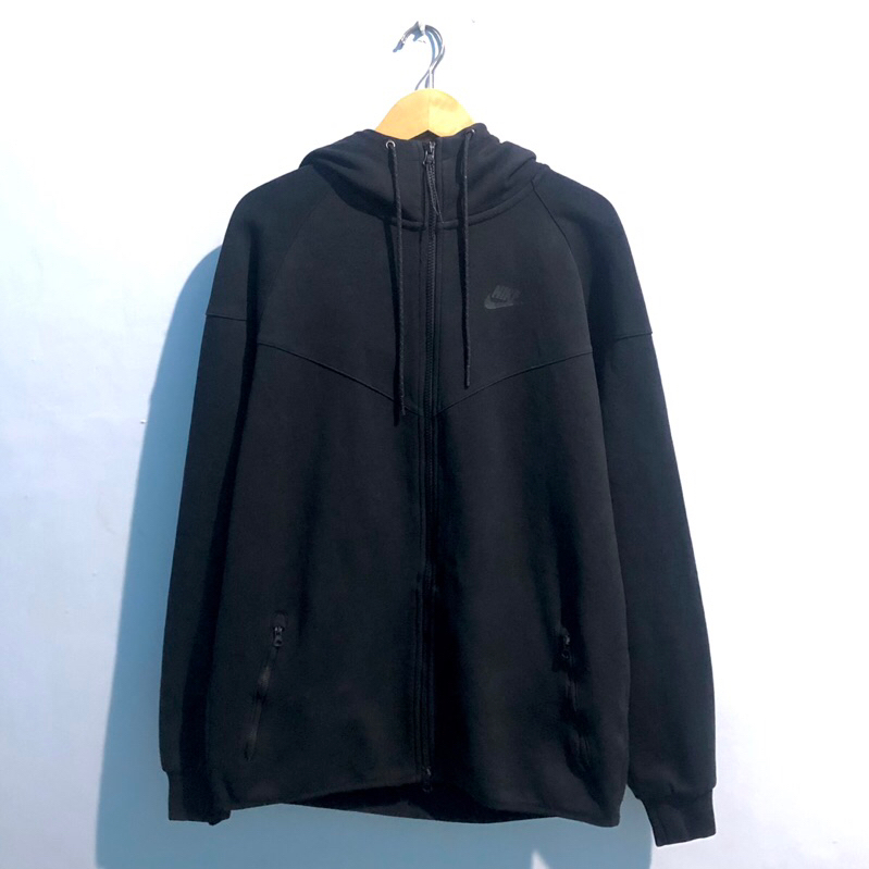 Jual Nlke Tech Fleece Windrunner OG Black Reflective | Shopee Indonesia