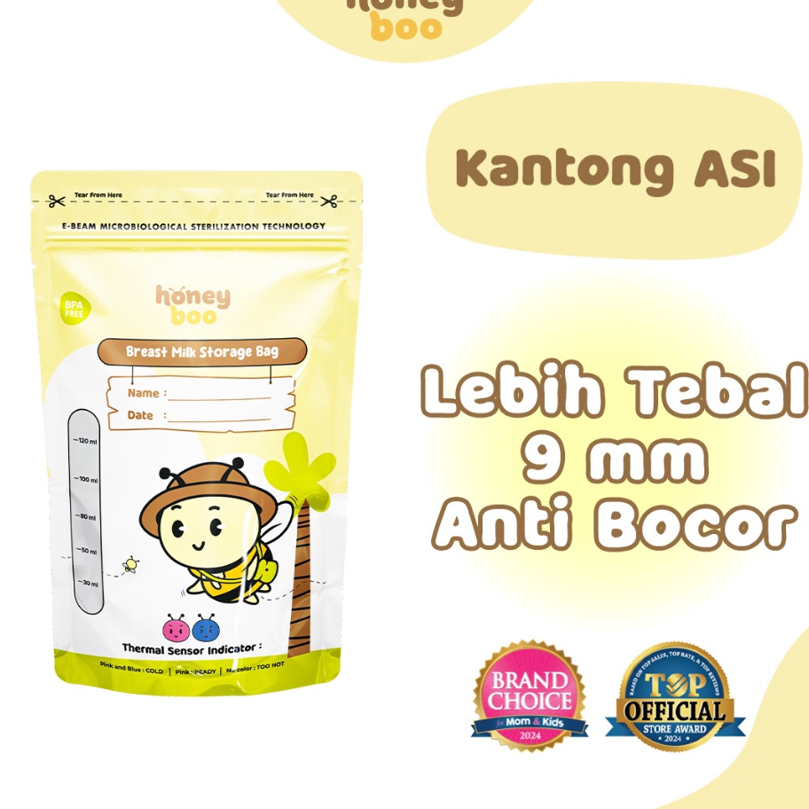 Jual Kekinian Honey Boo Pla Kantong ASI Breast Milk Kemasan 12ml ...
