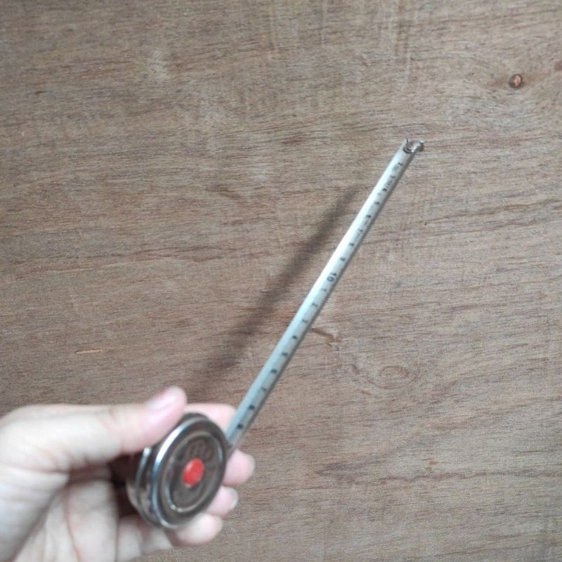 Jual meteran mini 2meter meteran jengkol besi stainless mini 2meter ...