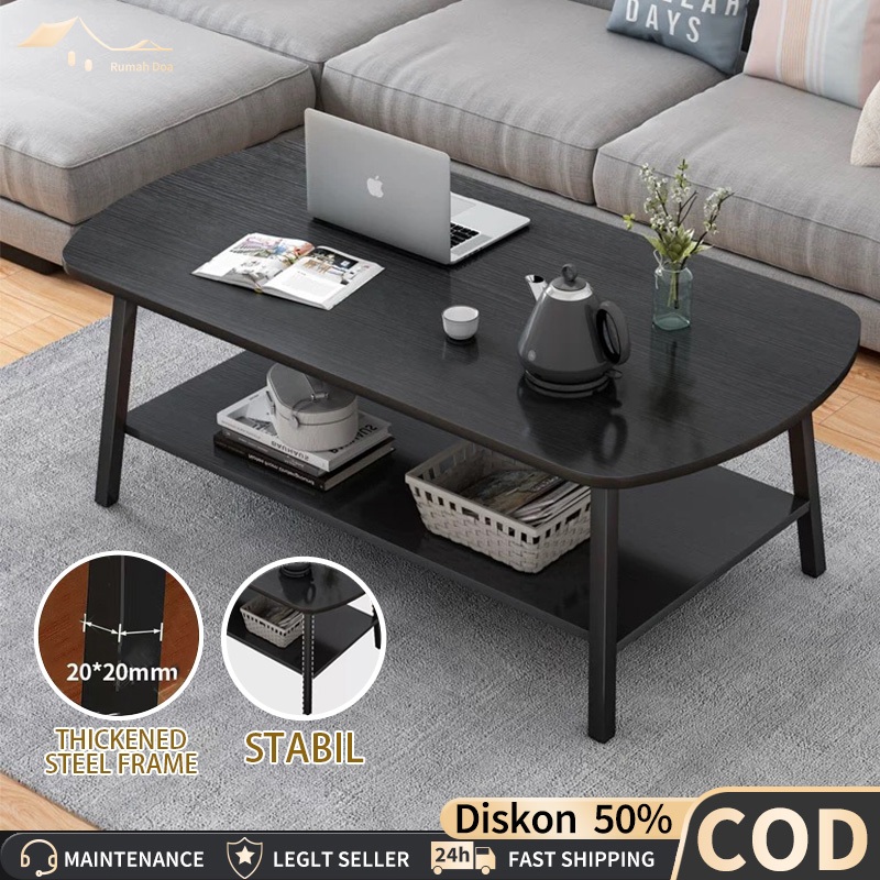 Jual COD Meja Tamu Meja Kopi 2 Tingkat Meja Kamar Meja Ruang Tamu Meja ...