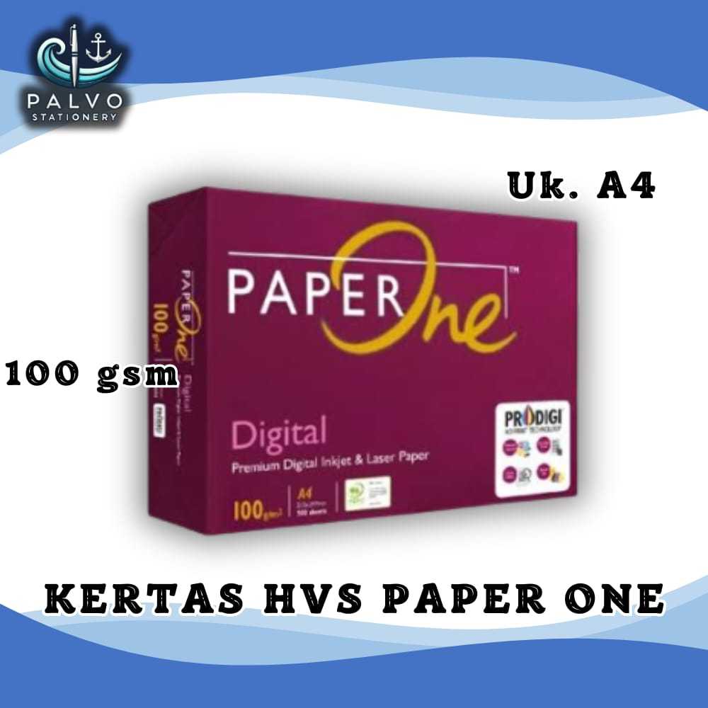 Jual PAPERONE KERTAS HVS A4 100GR COPIER 1 RIM (500 LEMBAR) / KERTAS ...