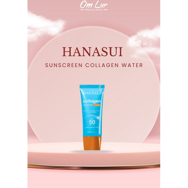 Jual Hanasui Sunscreen Mencerahkan wajah Collagen Water Spf 50 PA ...