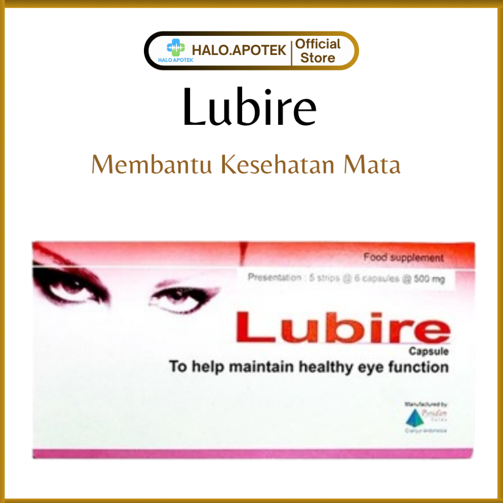 Jual Lubire 500 mg - 30 Kapsul ( Membantu Memelihara Kesehatan Fugsi ...