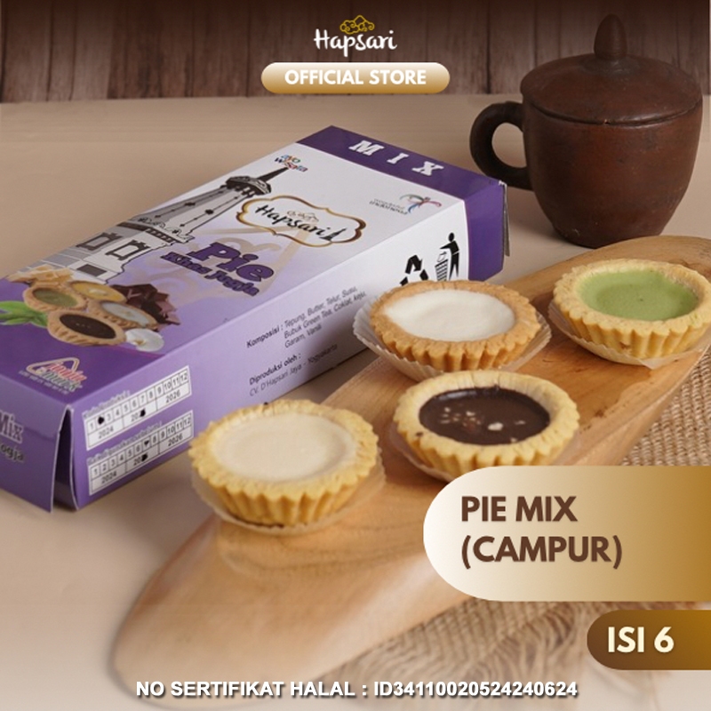 Jual HAPSARI COOKIES Pie Mix 4 Rasa (Isi 6) | Oleh-oleh Khas Jogja ...