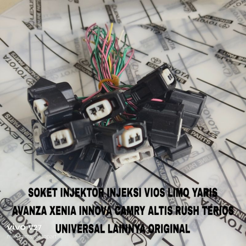 Jual soket injektor injeksi avanza xenia innova rush terios vios camry ...