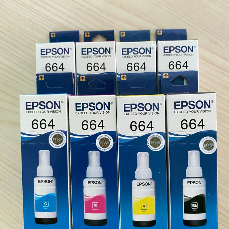 Jual 1 SET TINTA EPSON 664 PREMIUM For Printer L100 L110 L111 L120 L130 L132 L200 L210 L211 L220 ...