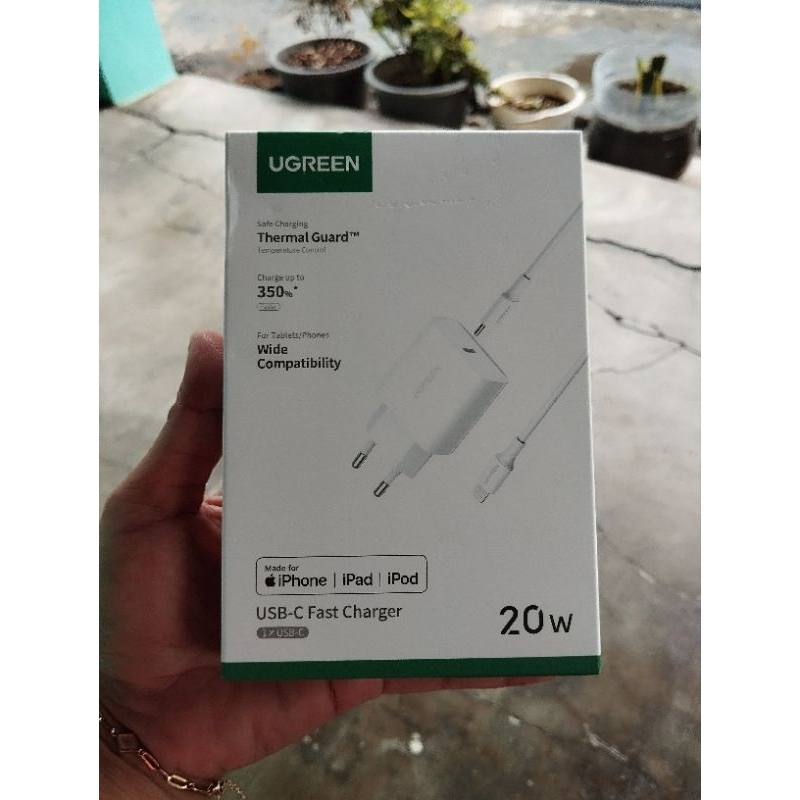 Jual CARGER/KABEL DATA ORIGINAL UGREEN TYPE C TO LIGHTNING | Shopee ...
