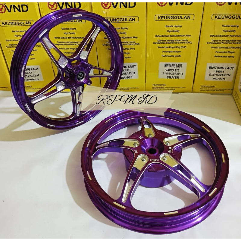 Jual VND Velg Racing Bintang Laut 160x14 & 185x14 - Vario 125 / Vario 150 RPM | Shopee Indonesia