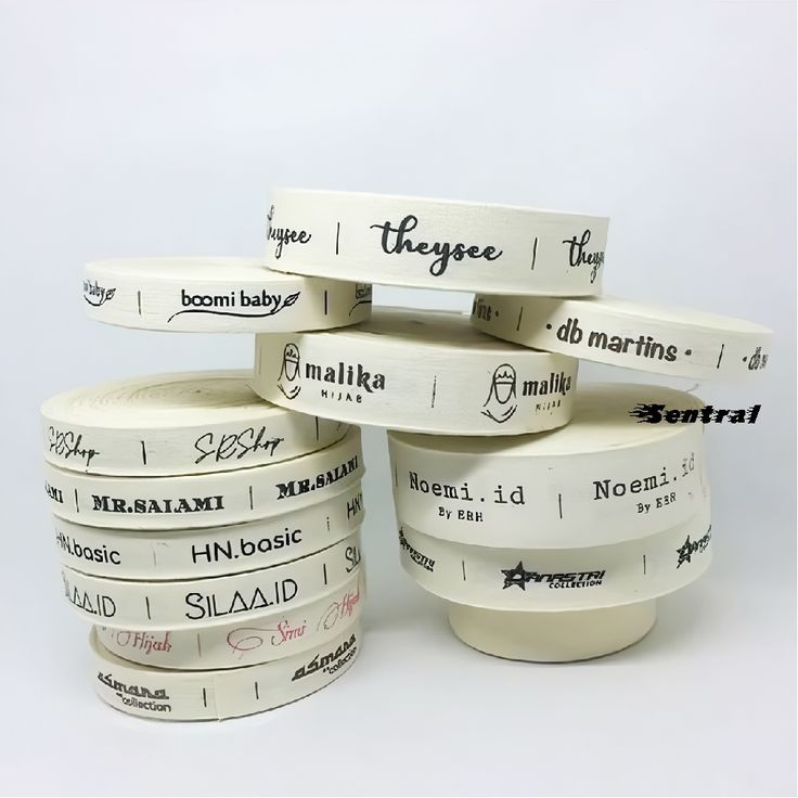 Jual Label katun custom/FREE DESAIN label katun/100 pcs label cotton ...