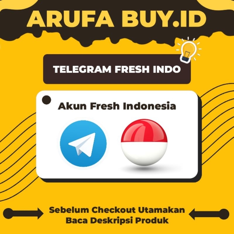 Jual Tele Akun Telegram Fresh Indo | Shopee Indonesia