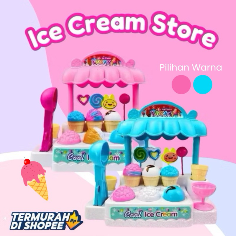 Jual [EDUFUNTOYS] Mainan Anak Ice Cream Store | Mainan Toko Es Krim ...