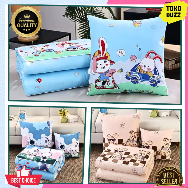 Jual BALMUT Bantal Selimut Kepala Tidur Travel Dewasa Anak Bisa Lipat ...