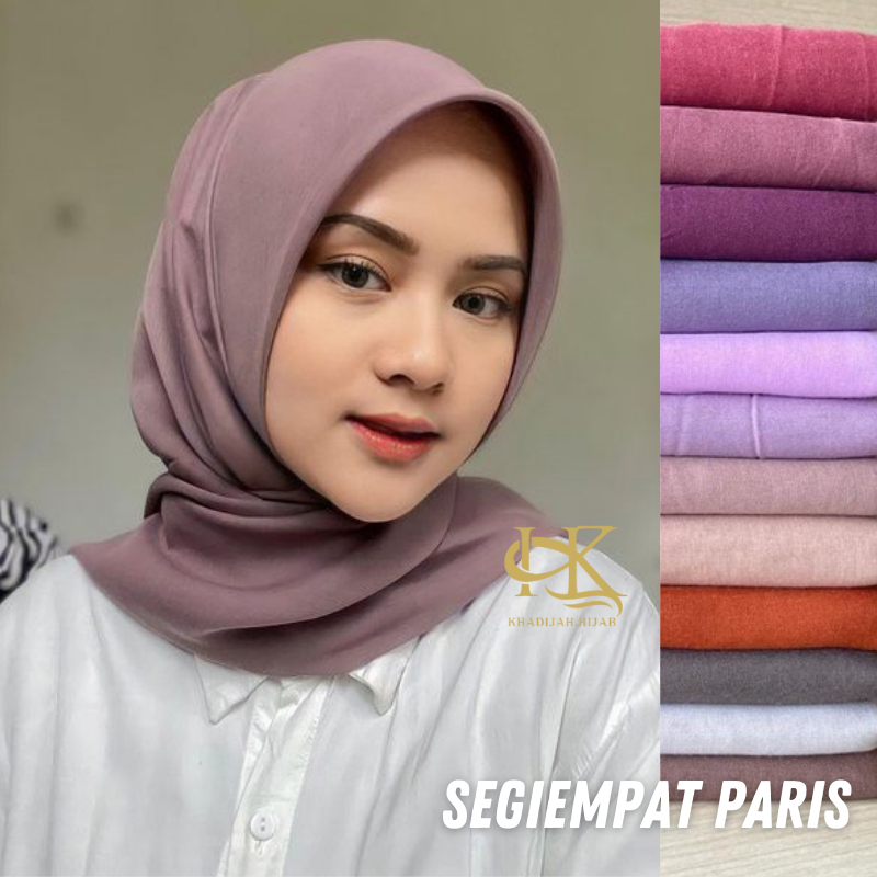 Jual Hijab Segiempat Paris Jadul Premium | Jilbab Paris Polos | Hijab Voal Kerudung Segi Empat ...