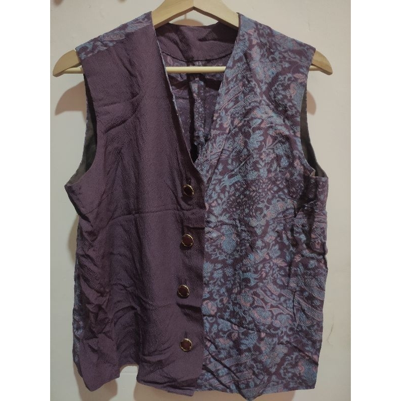 Jual Vest Warna Ungu All size | Shopee Indonesia